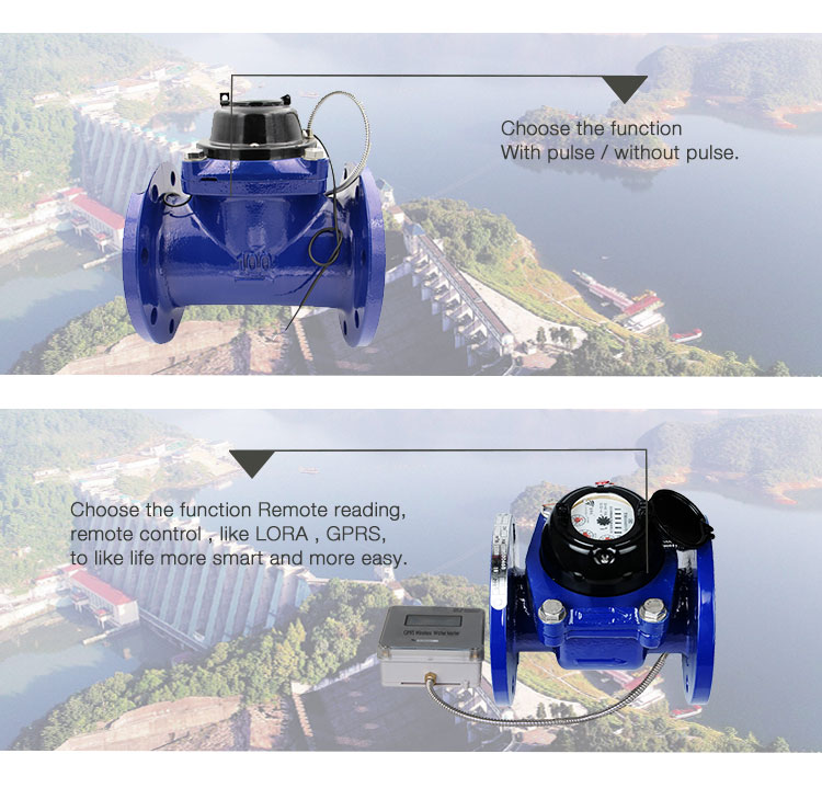 DN50 Pulse Flange Removable Element Woltman Water Meters Manufacturers ...
