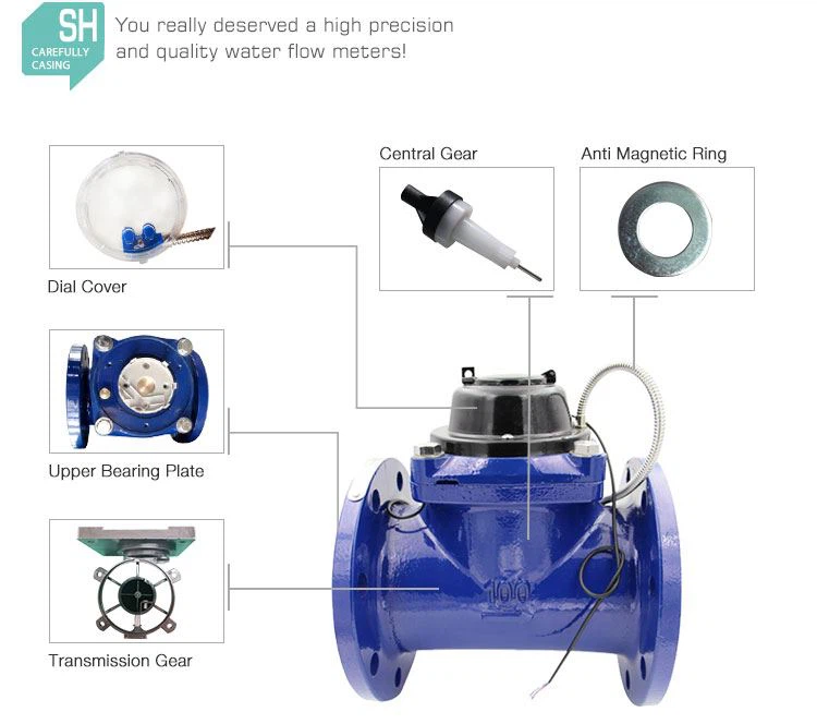 DN150 LXLC Cast Iron Woltman Water Meters Manufacturers - Wholesale ...